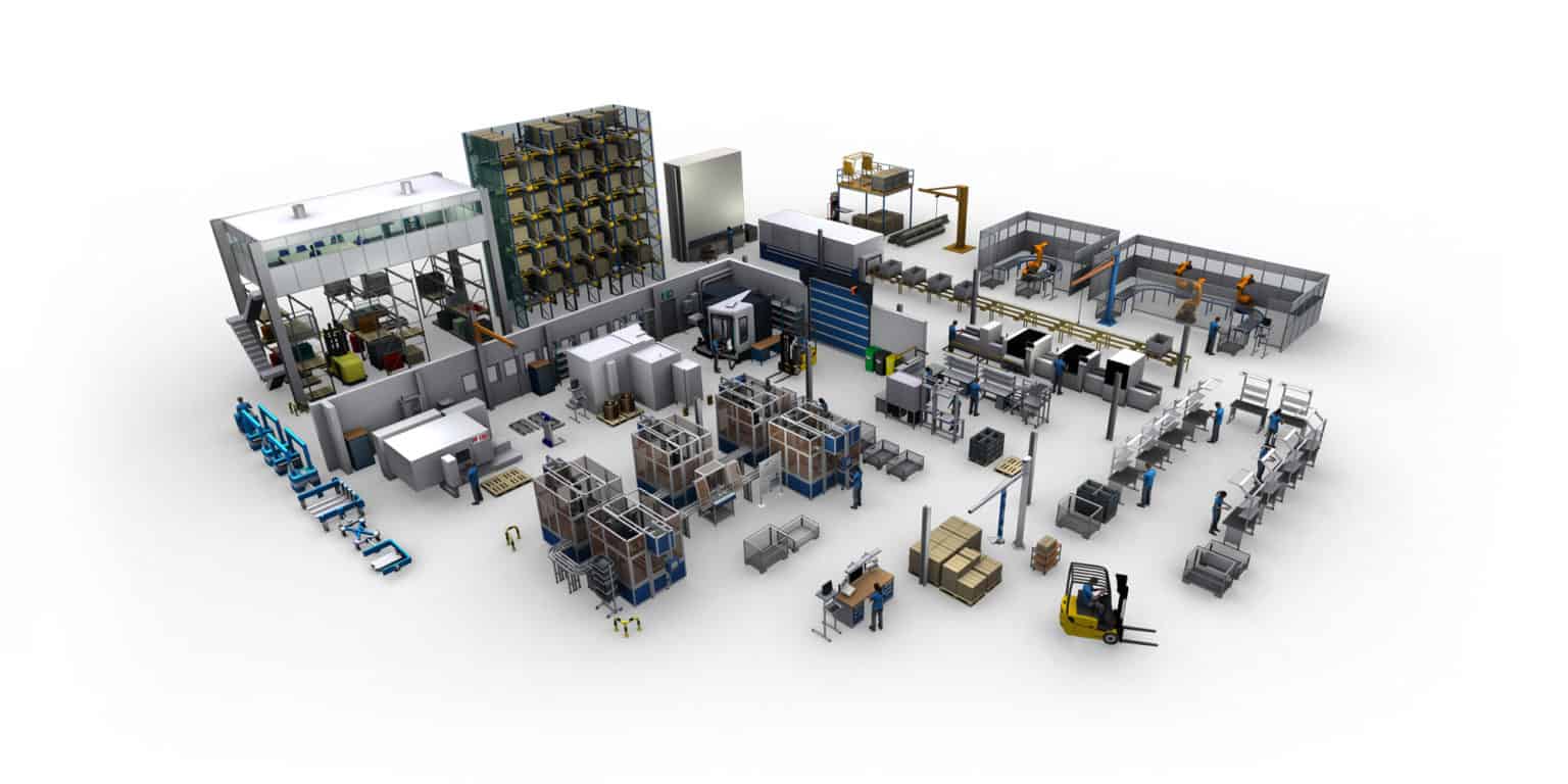 visTABLE® Fabrikplanungssoftware - Vom Wertstrom zur 3D Fabrik