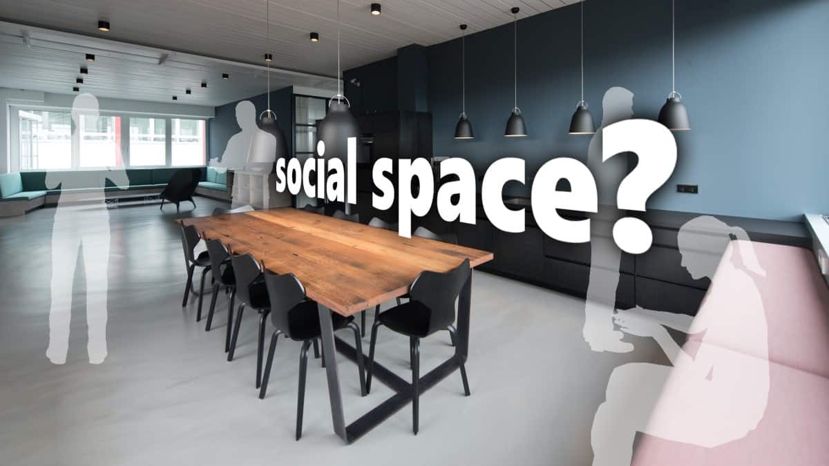 How are social spaces incorporated into layout planning? | visTABLE®